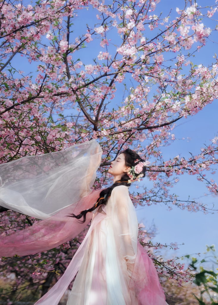 3 Ways Hanfu Shines with Hanfu cherry blossoms