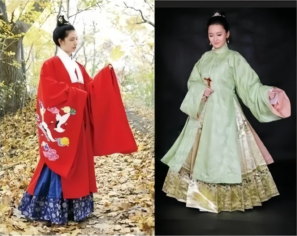 Explore Elegant Hanfu Styles: Qixiong Ruqun & More