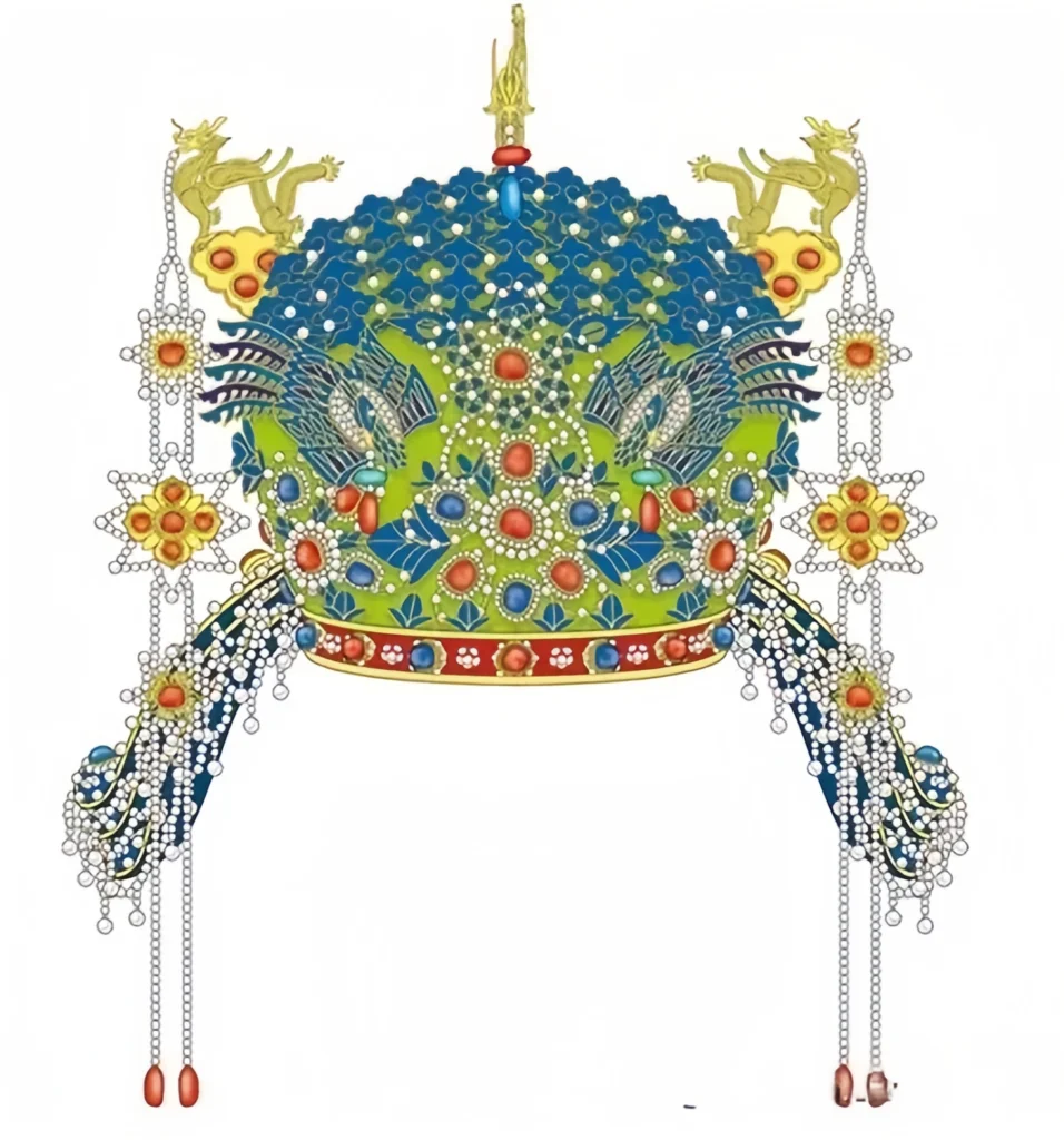 Ming Empress Daily Attire: Phoenix Crown & Queen Dress